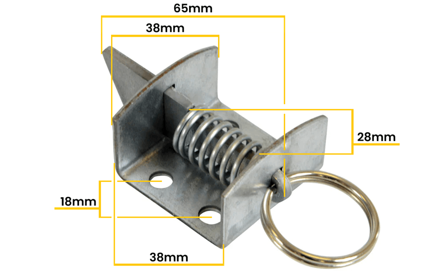 Top Latch & Cable Assembly - Works on Canopy Garage Doors