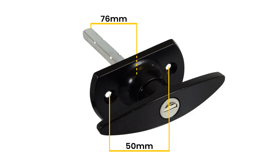 Compton Garage Door Lock - T-Handle Locking