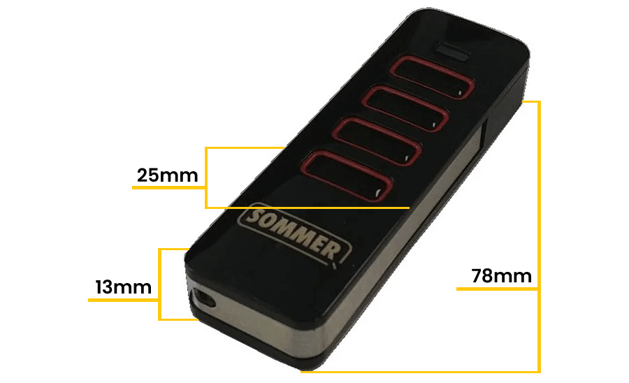 Sommer Pearl Remote Control Handset - SOMloq2 Frequency