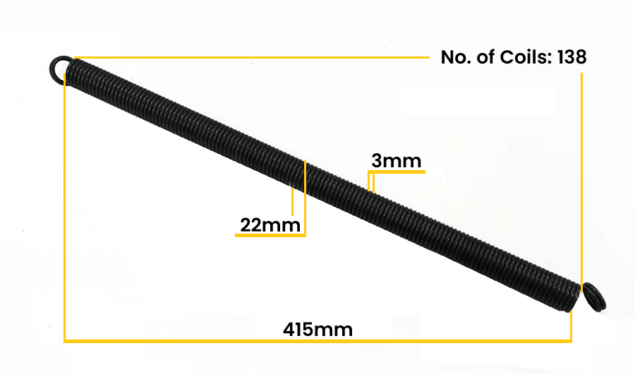 Cardale CEN Heavy Slideaway Door Spring