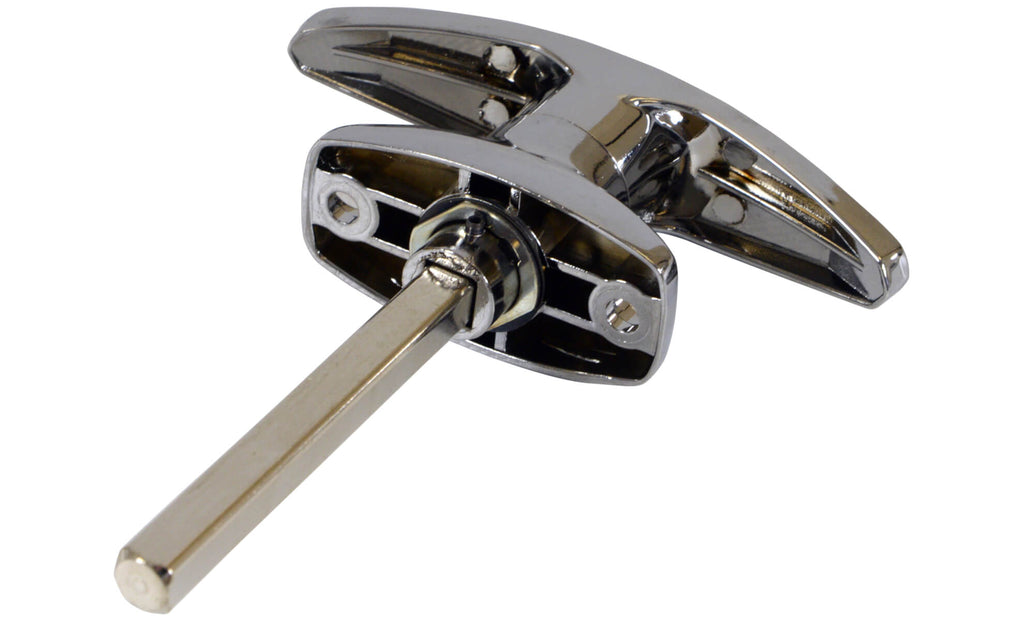Universal Chrome T-Handle - For Older Garage Doors